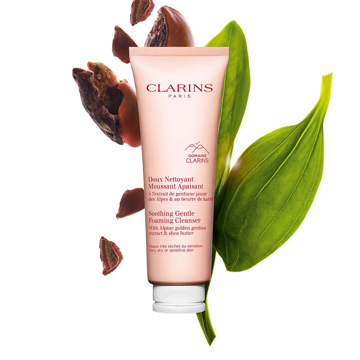 Doux Nettoyant Moussant Apaisant - Peaux Sèches | CLARINS®